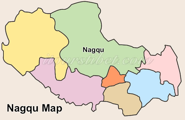 Nagqu Map-TIBETHOLIDAY.COM